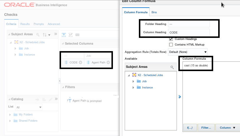 OBIEE: Run OBIEE Agent via Button Event - Part 2