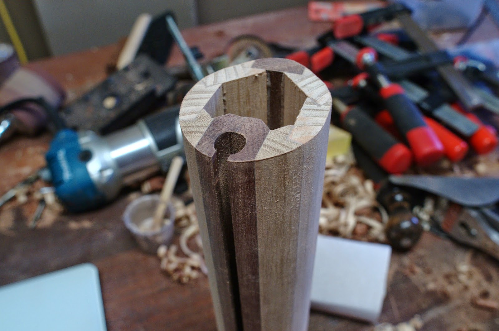 Suzy's Blog: Building the mast slide