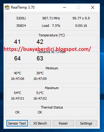 Cara cek temperatur suhu CPU di laptop windows 10