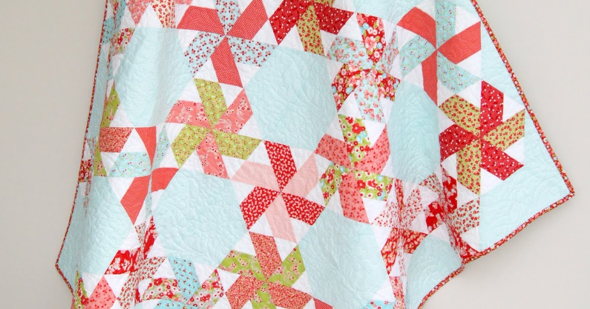 Tied with a Ribbon: Little Ruby Quilt Along - Finish - Fat Quarter Shop