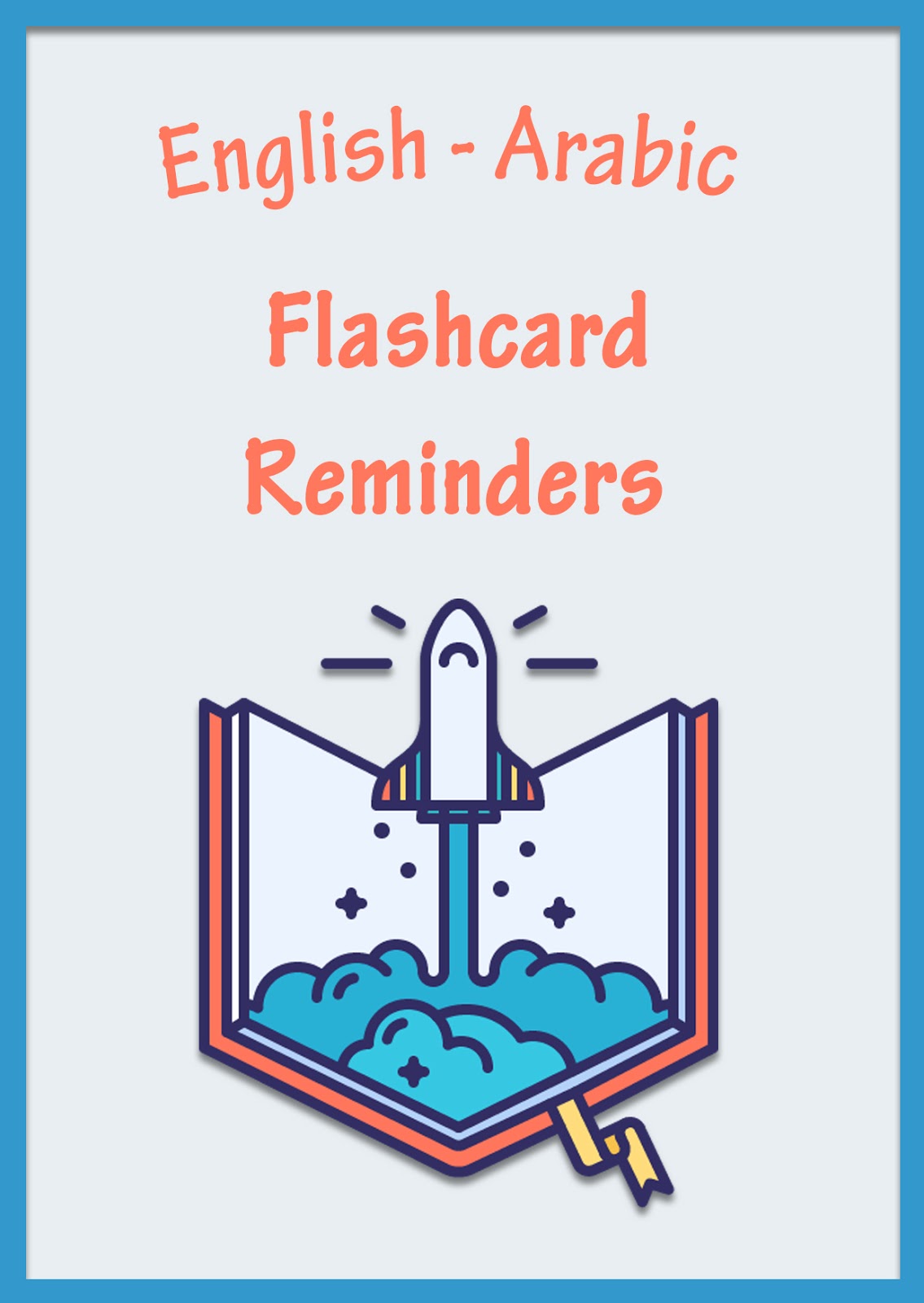 English / Arabic Environments printable flashcards