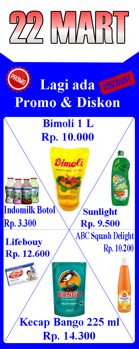 Tutorial Membuat Iklan Promo Diskon Mart