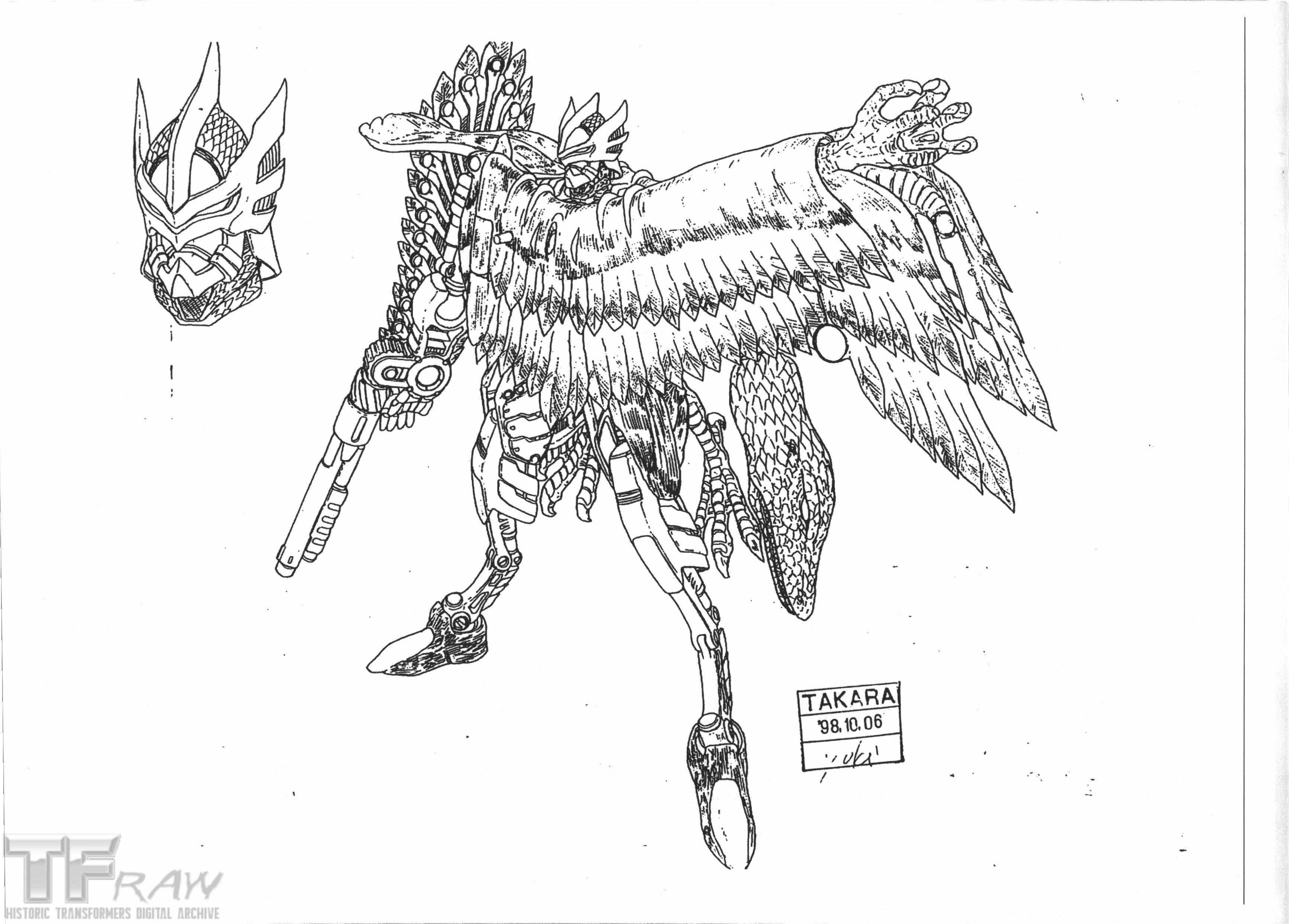 Beast Wars Neo Model Sheets