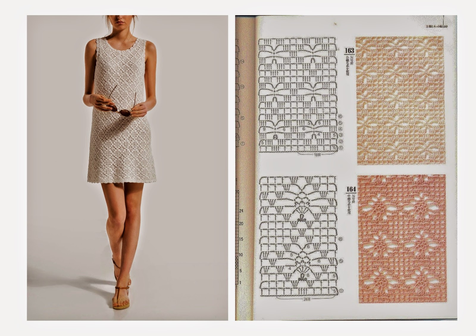 How To Use A Stitch Pattern to Make Crocheted Dresses