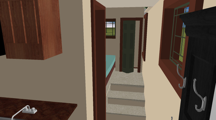 Real Time Real Tiny: Ground Level Bed in a Tiny House