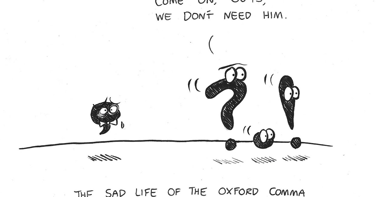 Vincent Alexander Cartoons: Oxford Comma