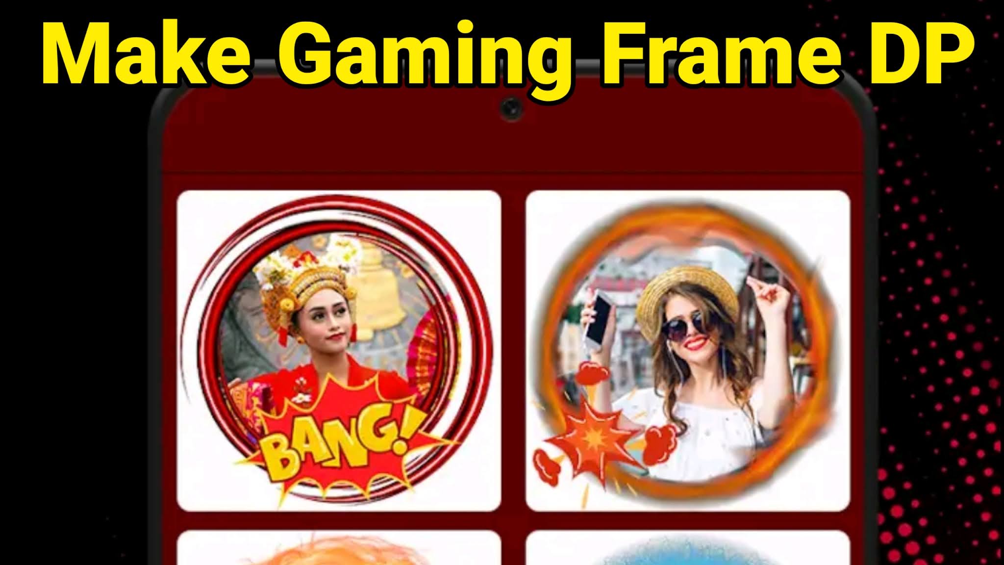 Set Gaming Border Frame on your whatsapp DP