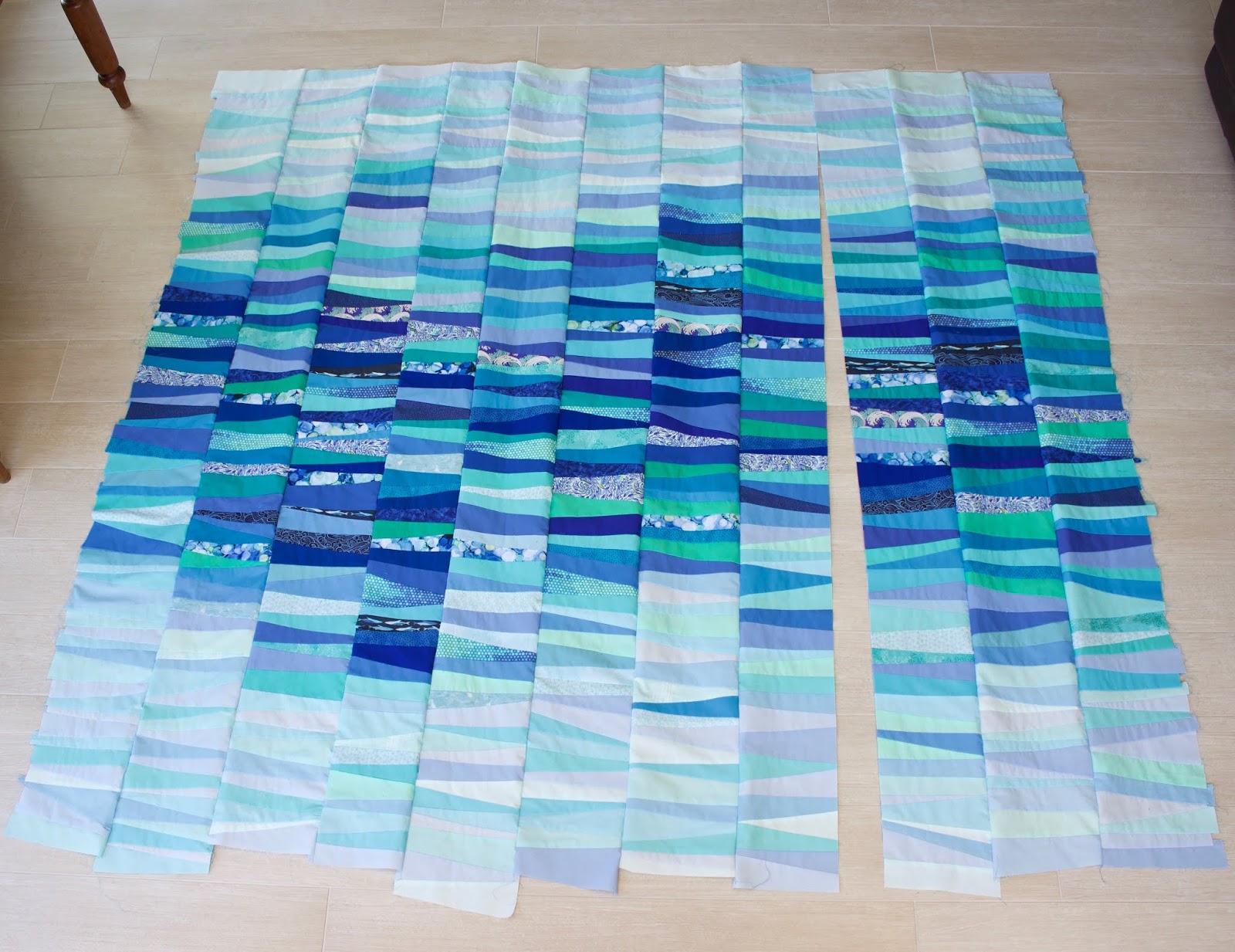Pieces of Contentment: Dancing Waters Quilt