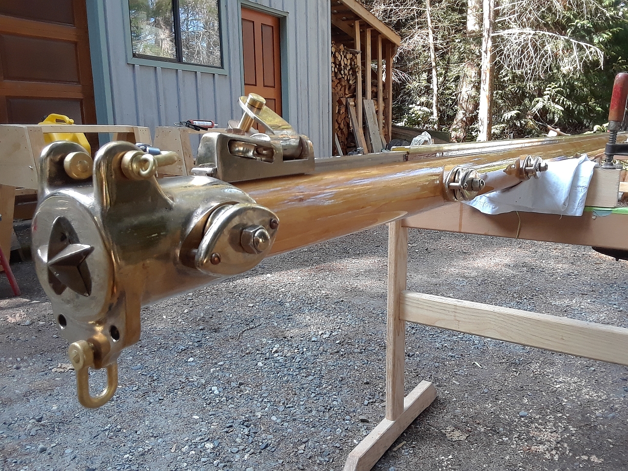 Building a 34 ft Lyle Hess Falmouth Cutter: Boom