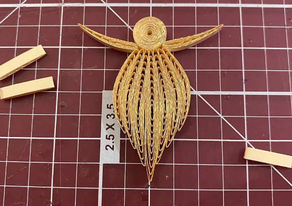 How to: Make a Dazzling Quilled Angel Ornament