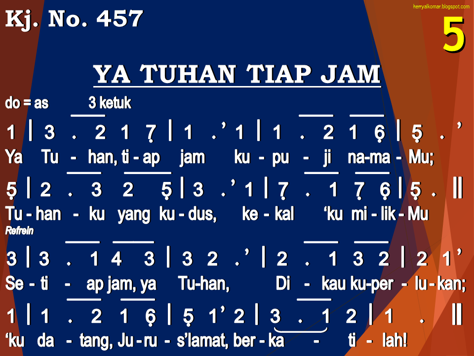 TouRoeroekan: Kidung Jemaat No. 457