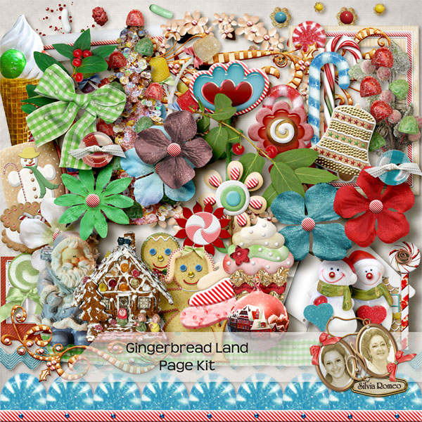 Silvia Romeo Designs: Gingerbread Land is Fun and Pretty! It is On Sale ...