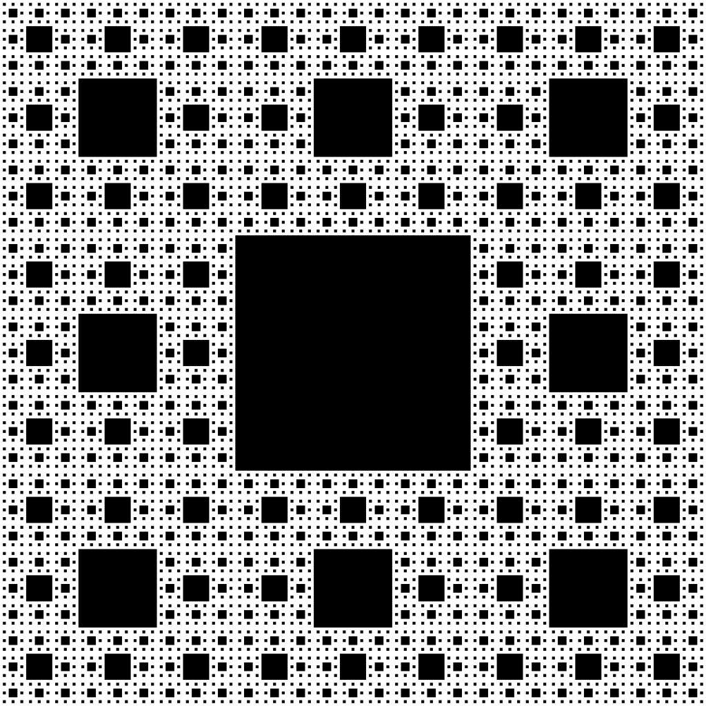 Radio ρ: Historia de tres fractales: Sierpinski, Cantor y Koch