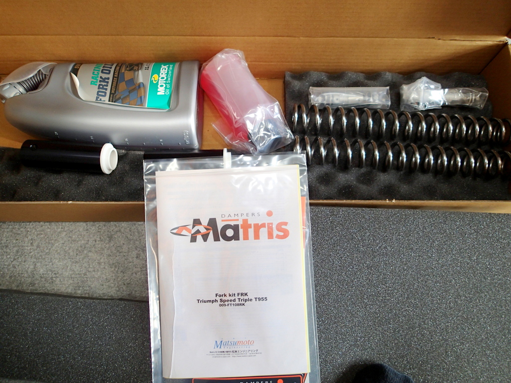 Triumph Speed Triple 955i Fork Shim Stack Specification Part2