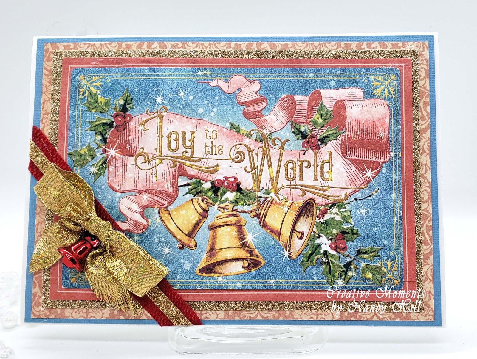 Creative Moments by Nancy Hill: Graphic 45 Joy To The World Christmas cards
