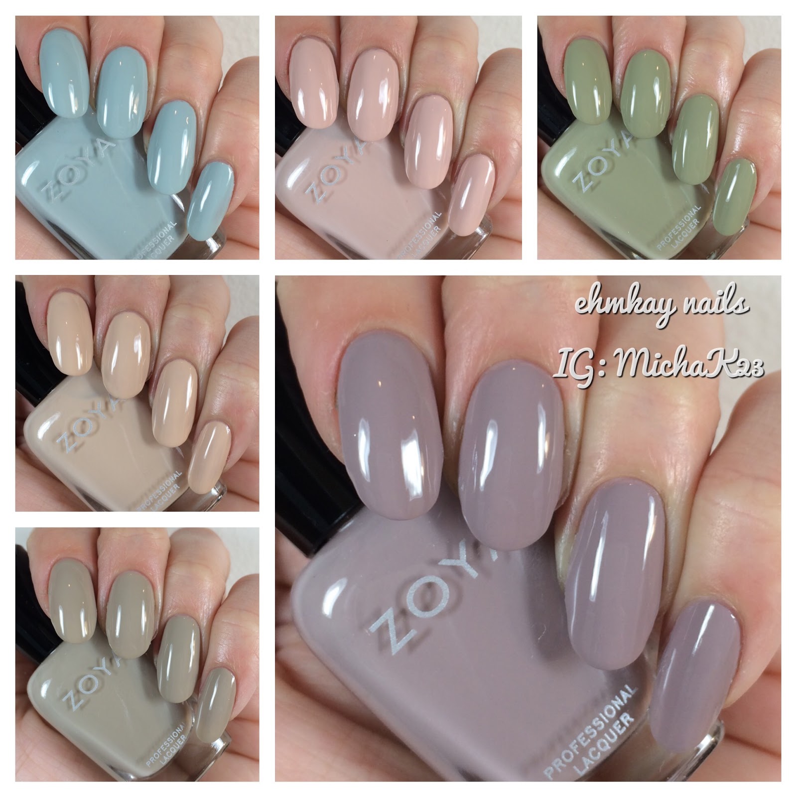 ehmkay nails: Zoya Whispers Transitional Spring 2016 Collection