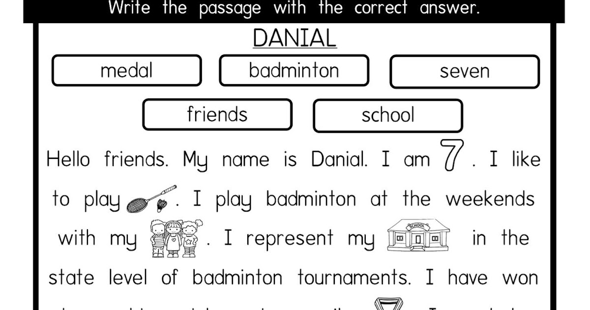 teacherfiera.com: CLOZE PASSAGES FOR BEGINNERS