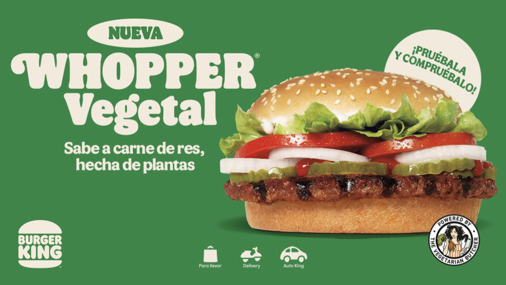 Burger King lanza Whopper vegetariana | Revista Be!