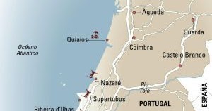 Map of the beaches of Portugal - Praias de Portugal