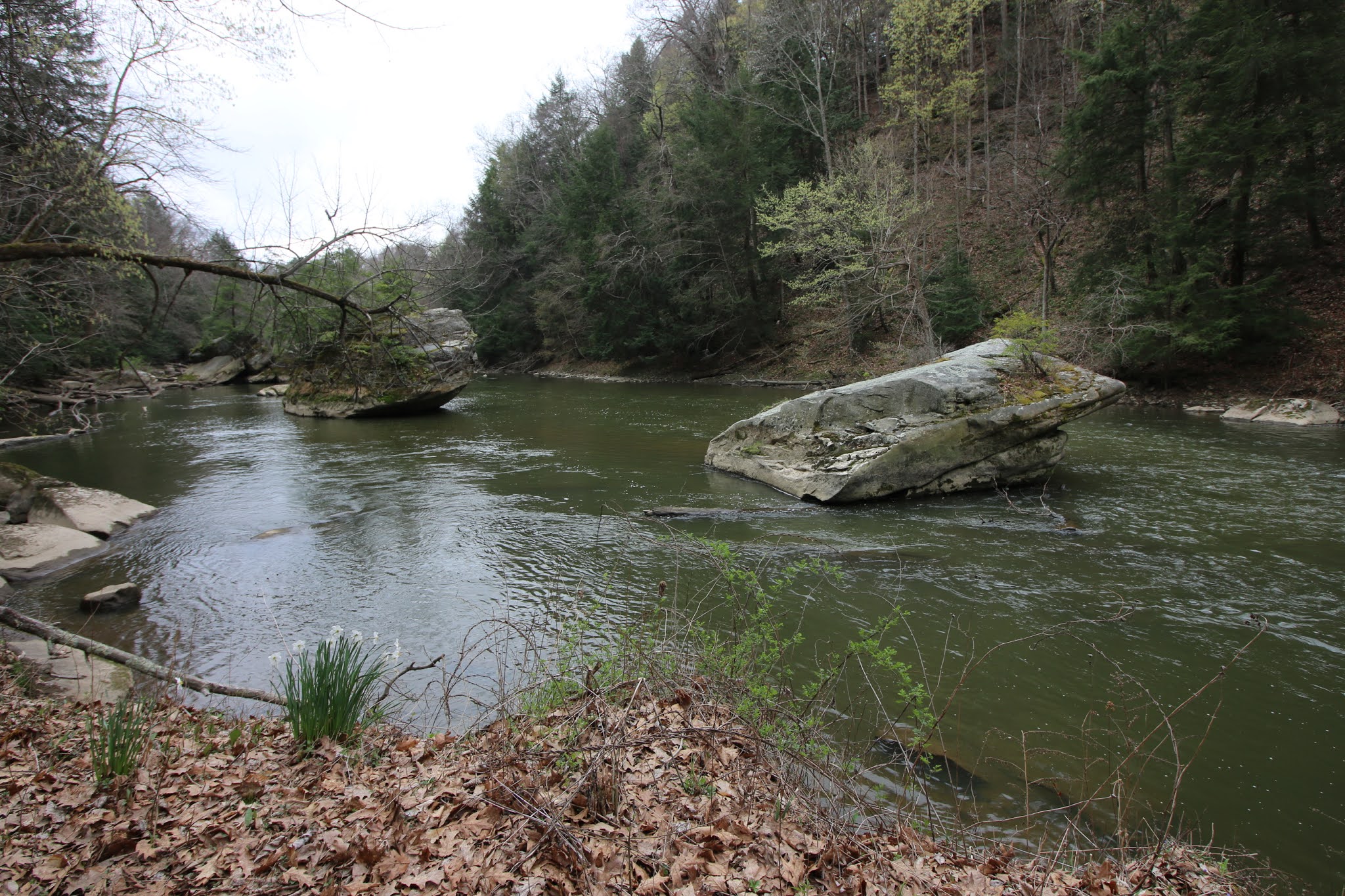 Frew Mills Falls Area of Slippery Rock Creek and Grant City Falls ...