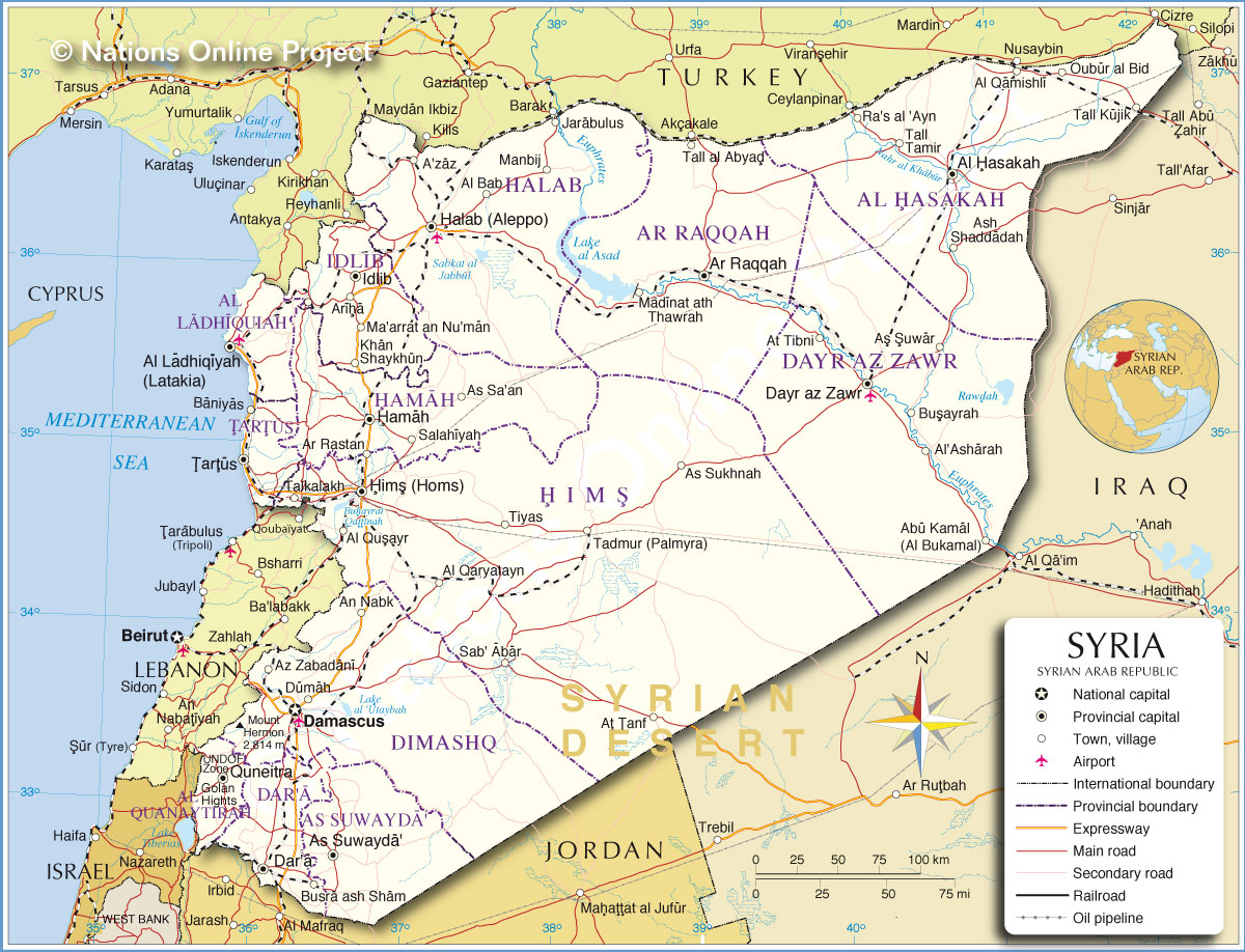 MAPS OF SYRIA