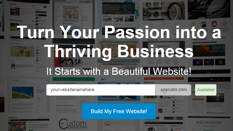 Website Builder - Build My Own Website - Build Information Center