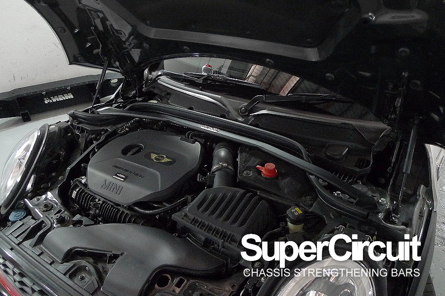 SUPERCIRCUIT CHASSIS STRENGTHENING BARS: Mini Cooper S F56 Front Strut Bar