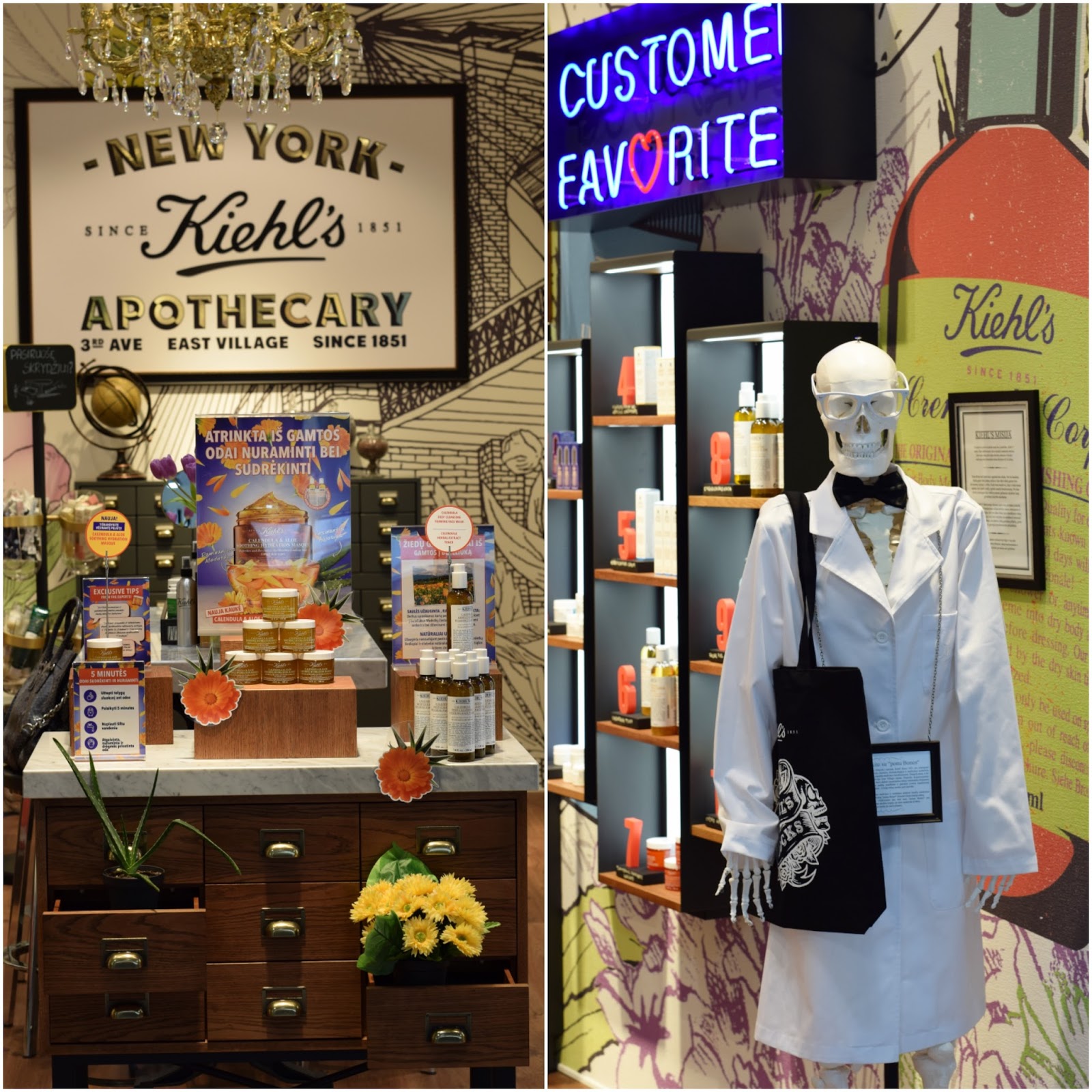 Kiehl's parduotuvė PC Akropolis, Vilniuje | Lithuanian Beauty Blog