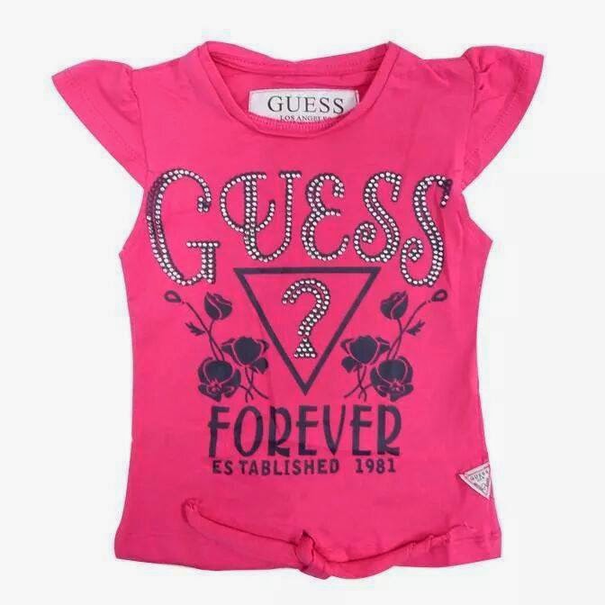 Little Star Kids Collection: GUESS GIRLS T-SHIRT >>Size 2 , 4 , 6 , 8 ...
