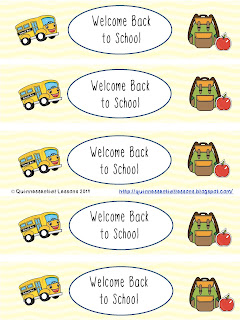 Classroom Freebies Too: Back to School Water Bottle Labels