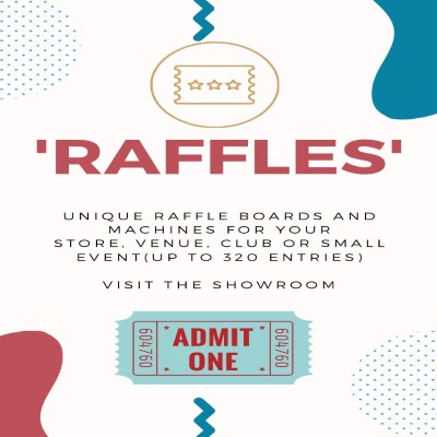 VISIT 'RAFFLES' FOR UNIQUE RAFFLE BOARDS AND MACHINES ~ The SL Enquirer
