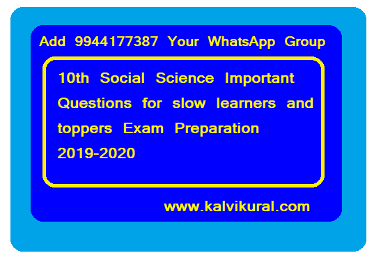 10th Social Science Important Questions For Slow Learners And Toppers 10th-social-science-important-questions-for-slow-learners-and-toppers