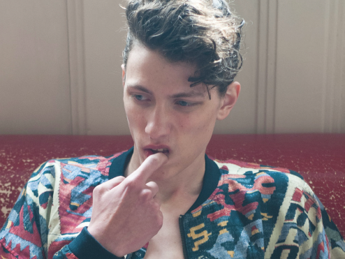 Male Model Otaku: Kristof Pituk: JINS and niko Catalog