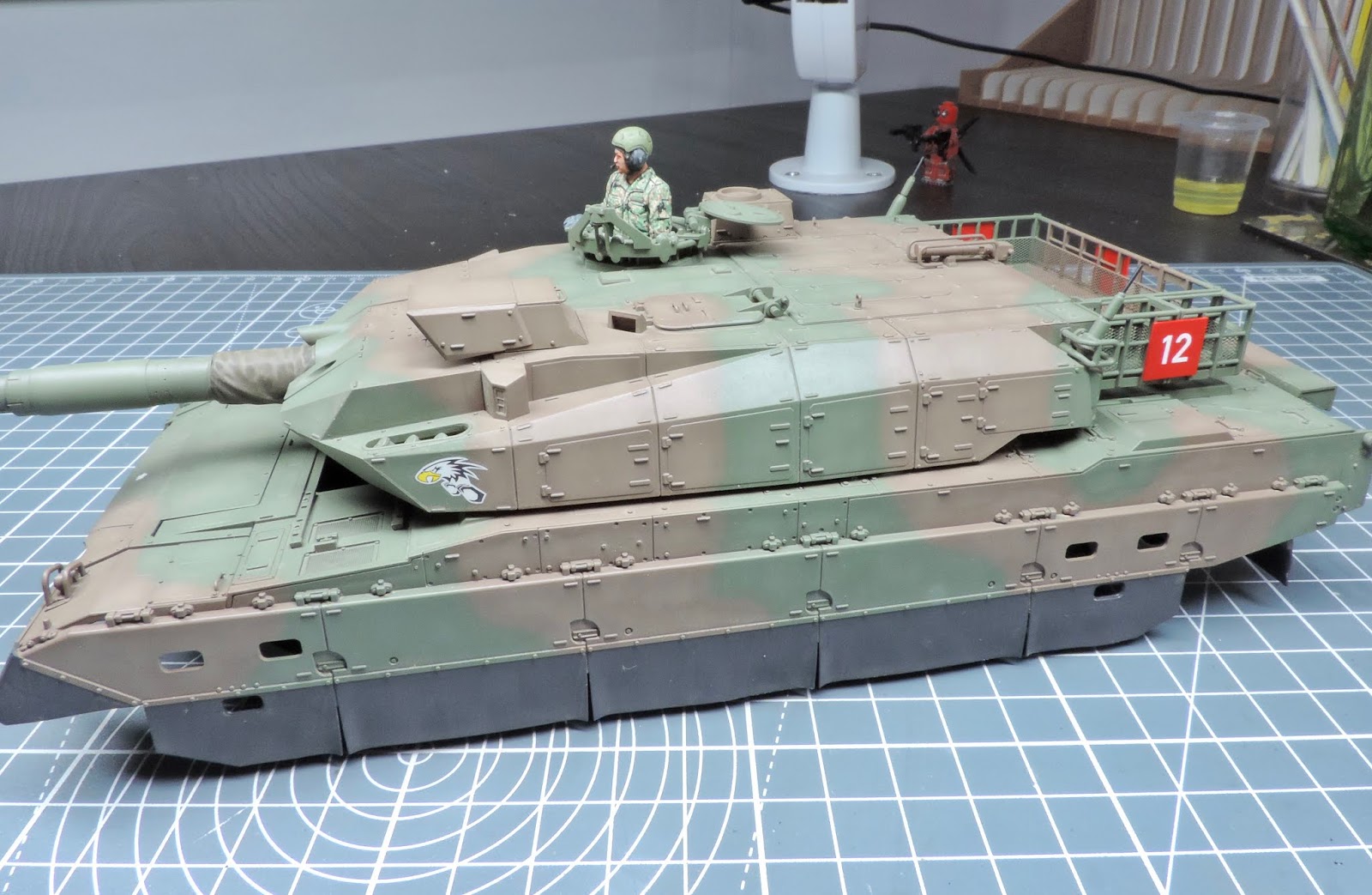 Pete's Model World : Tamiya Type 10 Weathering Begins