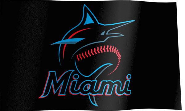 Miami Marlins Fan Flag (GIF) - All Waving Flags