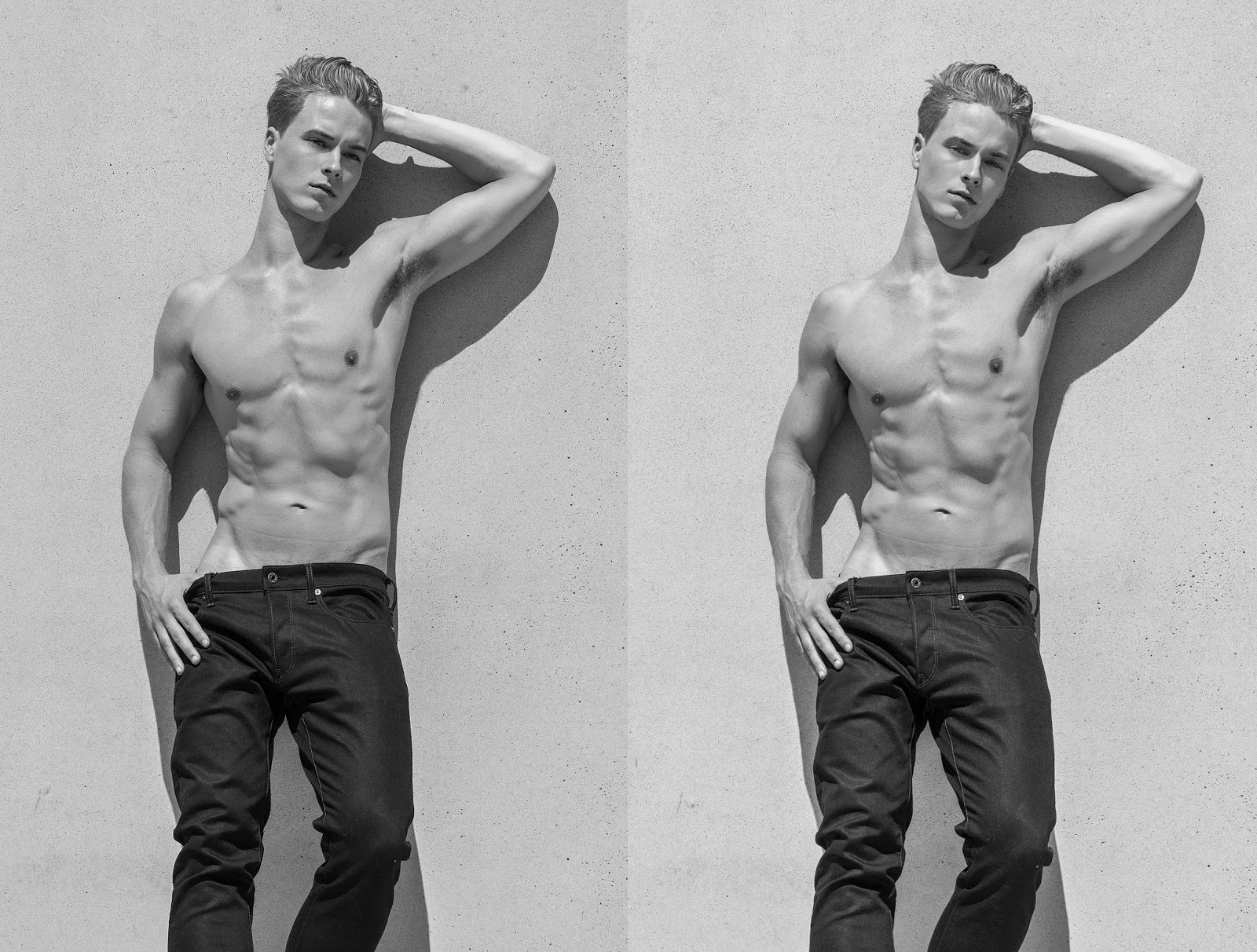 MALE MODEL PORTRAIT- GRANT (ELMER OLSEN MODELS) BY EDWIN CABRERA