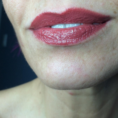 Swatches! Lip Caramel liquid lipstick + 100% Pure