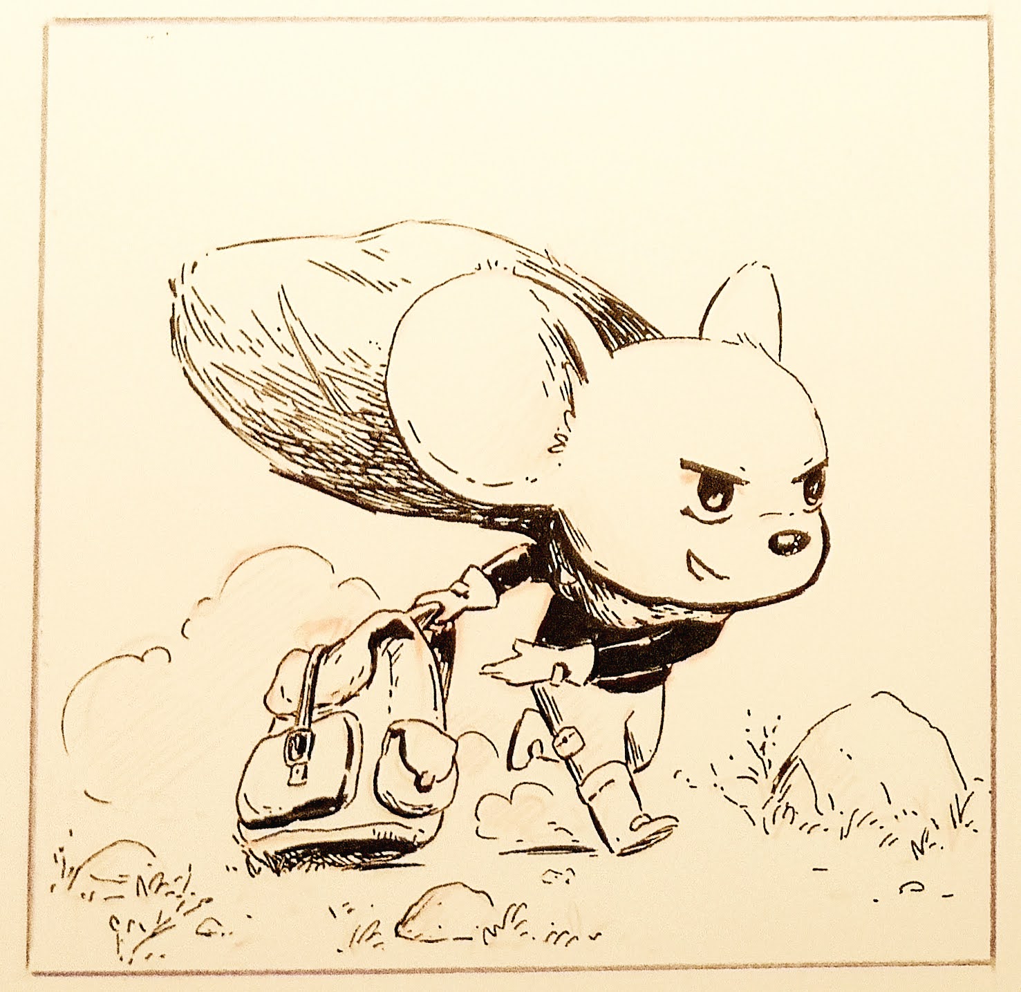 Inktober 01 : Sac-à-dos / Backpack ~ cocotte and co