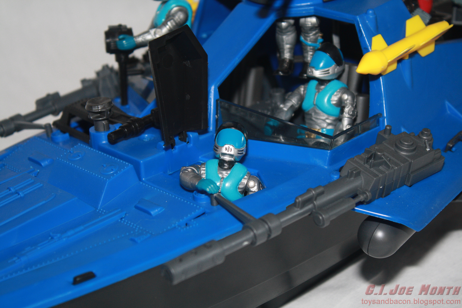 Toys and Bacon: G.I. Joe Month: Cobra Moray Hydrofoil... Almost