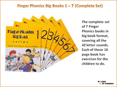 World of Wonders: Finger Phonics Big Books 1 - 7 (Complete Set)