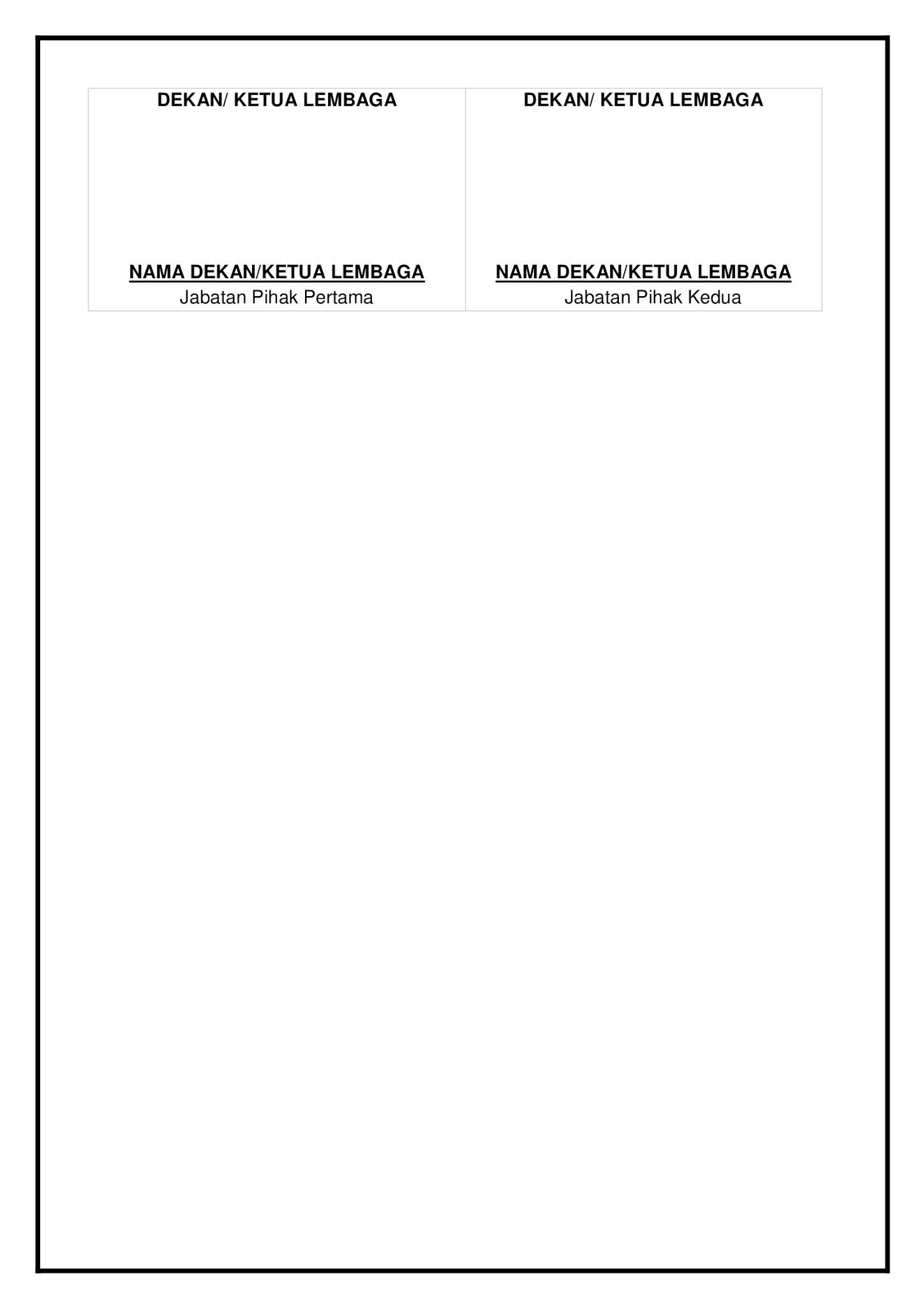 Peranan MoU dan MoA Kerja Sama Kampus, Beserta Contoh Dokumen - Teks Info