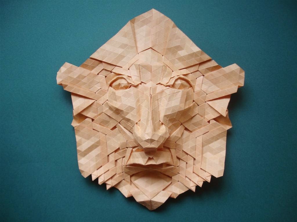 origami mask ~ simple origami instructions