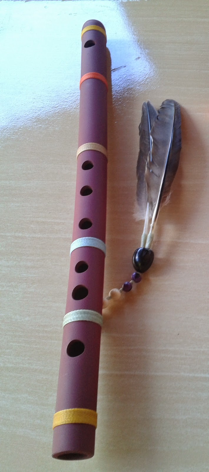 Flauta Transversal De Bambu, Bansuri Indigena - Flautas Artesanais
