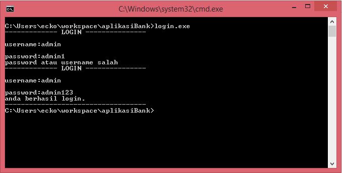 Albertus's Blog: FLOWCHART & PROGRAM LOGIN