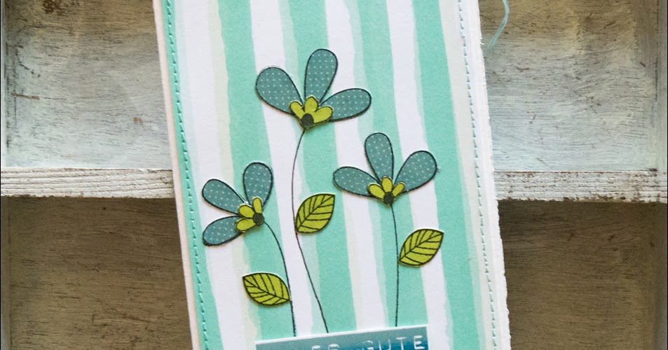 Paper, ART & Co.: Filigrane Blümchen | Paper piecing No.2