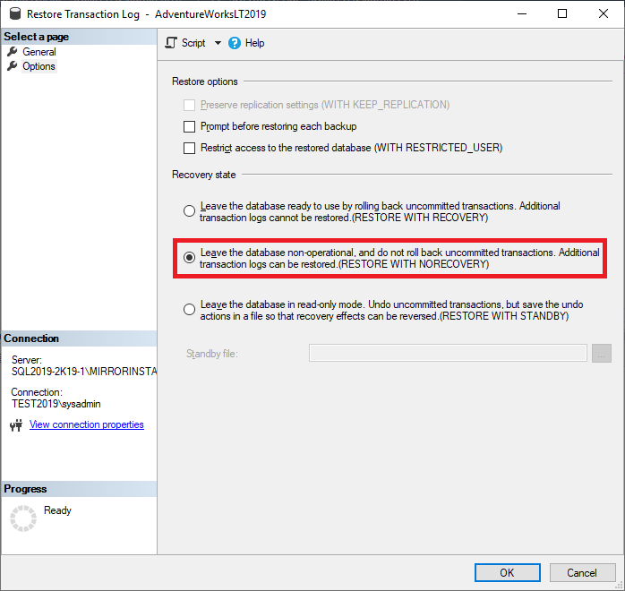 Database Is Not Configured For Database Mirroring Microsoft Sql
