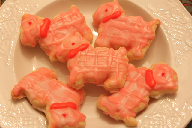 Sugarplum Land: Pink Plaid Scottie Dog Cookies