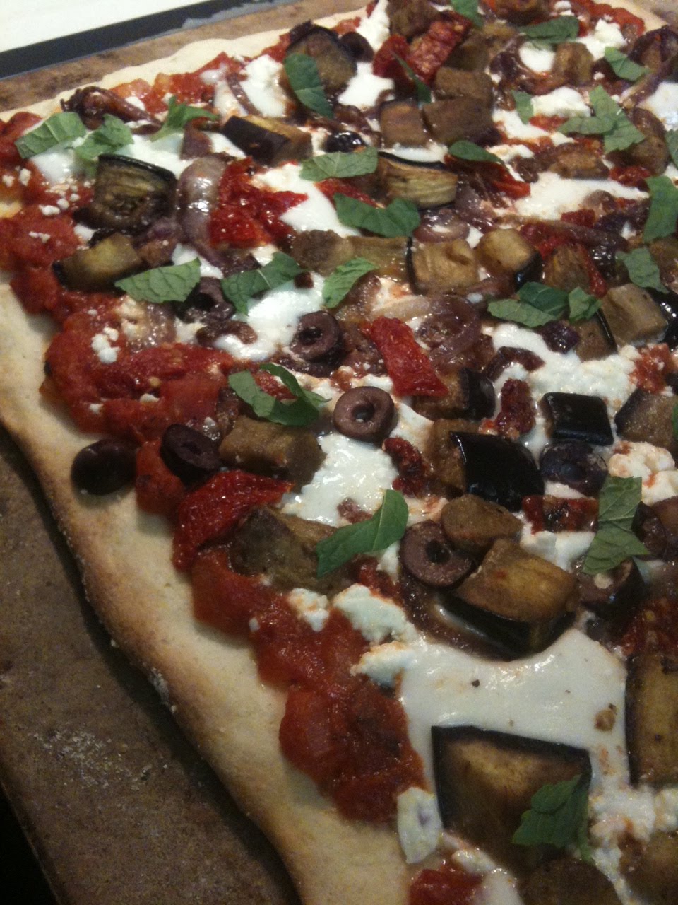 Baking and Eggs: Middle Eastern Pizza