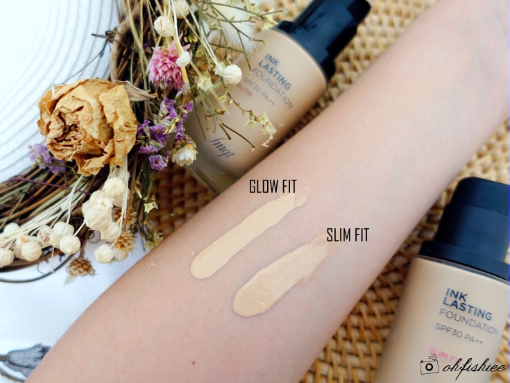 oh{FISH}iee: [BEAUTY] Review: THE FACE SHOP Ink Lasting Foundation Glow ...