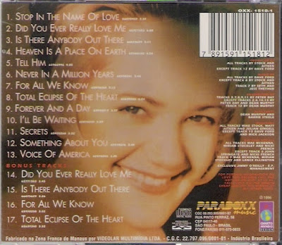Universo Dance: Nicki French ‎– Secrets (Paradoxx Music ‎– OXX-1518-1)
